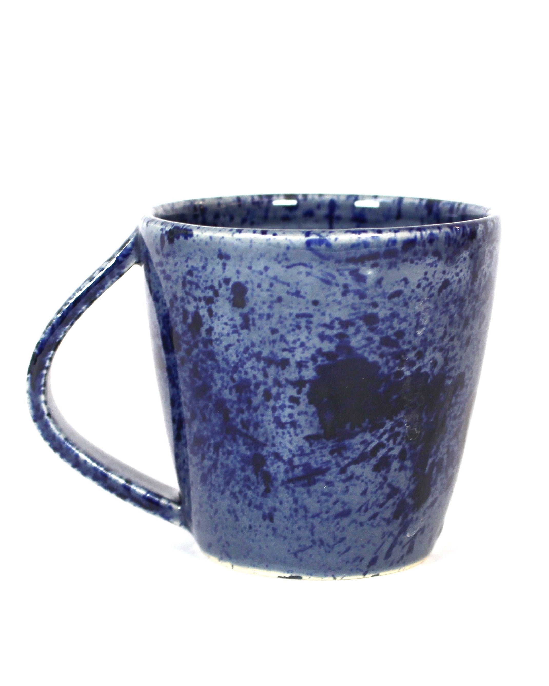 Handmade Ceramic Short Mug in Denim Speck | Mima Ceramics by Michelle ...